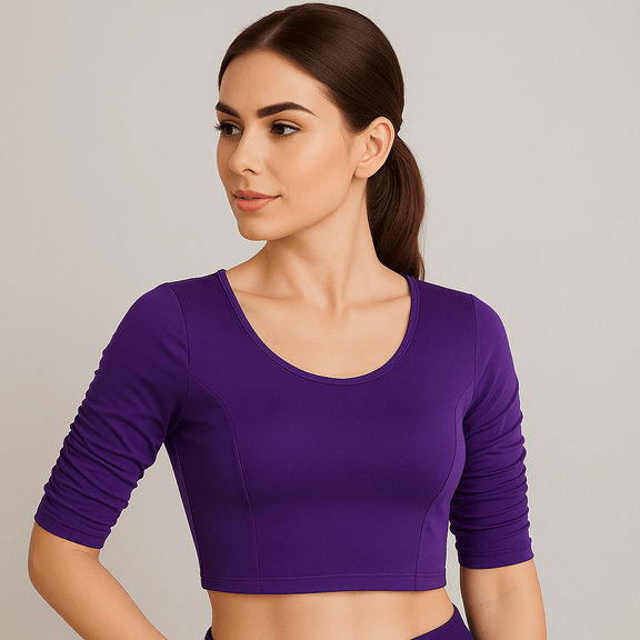Readymade Blouse with Wrinkled Sleeve – Gymmer