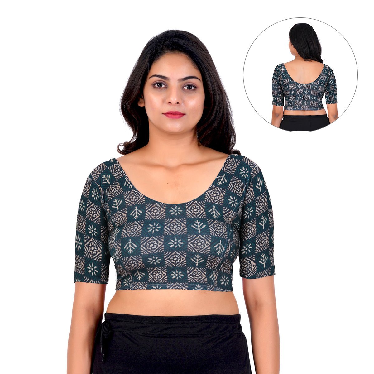 Readymade Printed Designer Short Sleeve Blouses – Gymmer